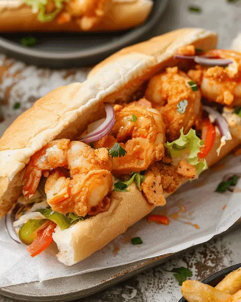Shrimp Po Boy | TheFamilyCooking