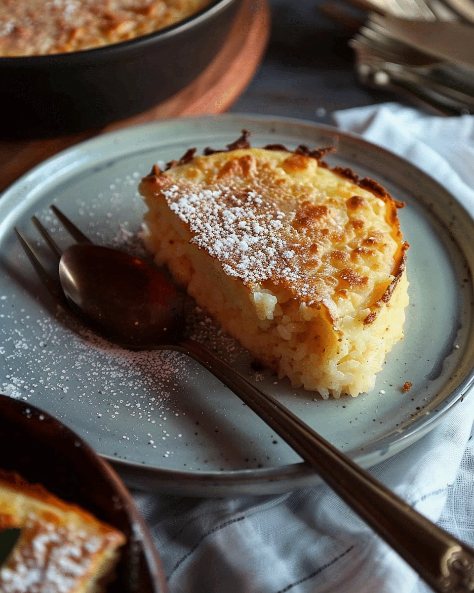 European Oven Baked Rice Pudding | TheFamilyCooking