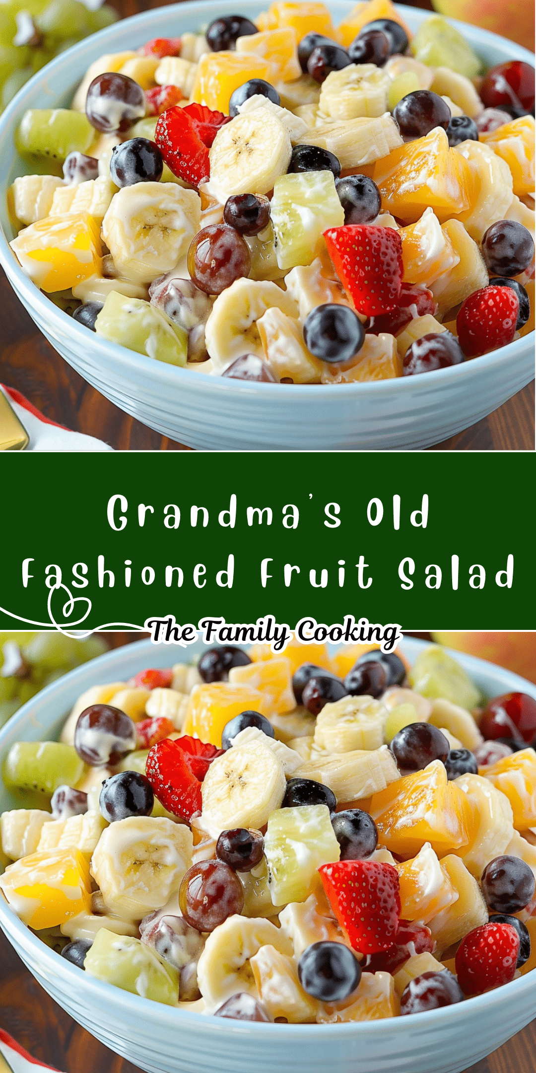 Grandma’s Old Fashioned Fruit Salad | TheFamilyCooking