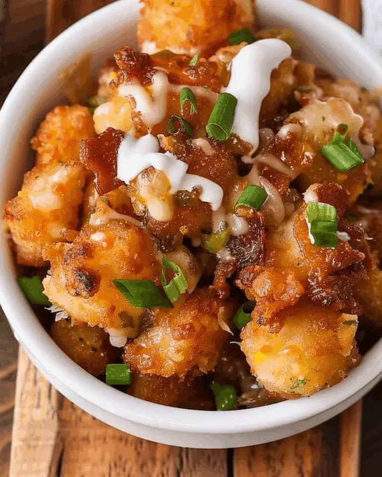 Loaded Tater Tots | TheFamilyCooking