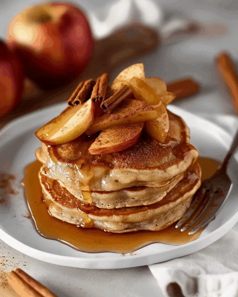 Cinnamon Apple Pancakes | TheFamilyCooking