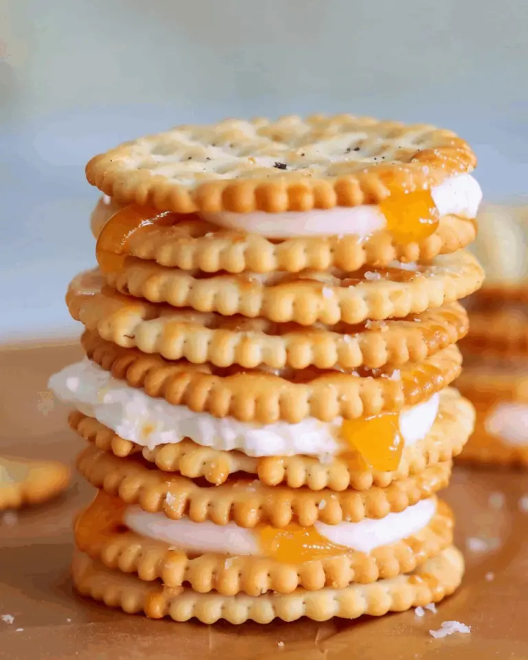Ritz Cracker Sandwiches | TheFamilyCooking