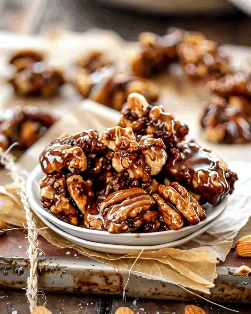 Maple Glazed Nut Clusters | TheFamilyCooking