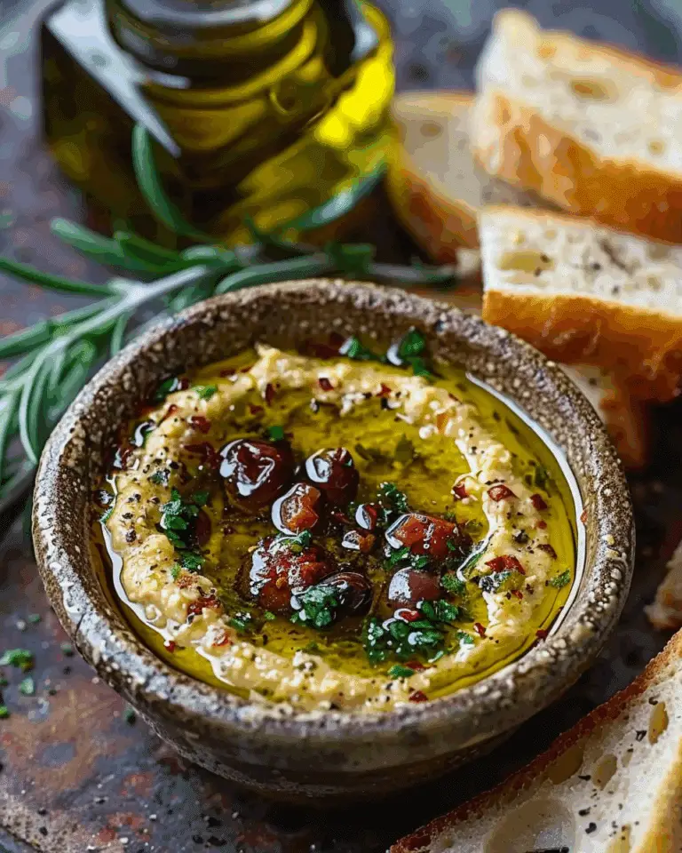 Mediterranean Olive Oil Dip | TheFamilyCooking