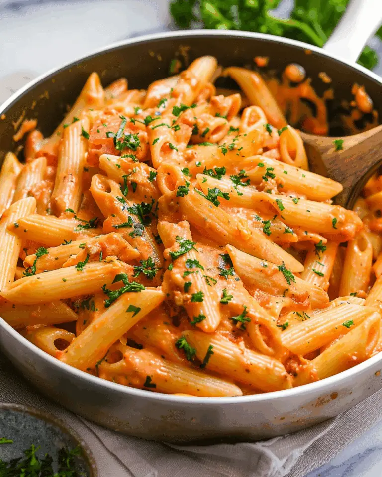 Italian Penne Rosa Pasta | TheFamilyCooking