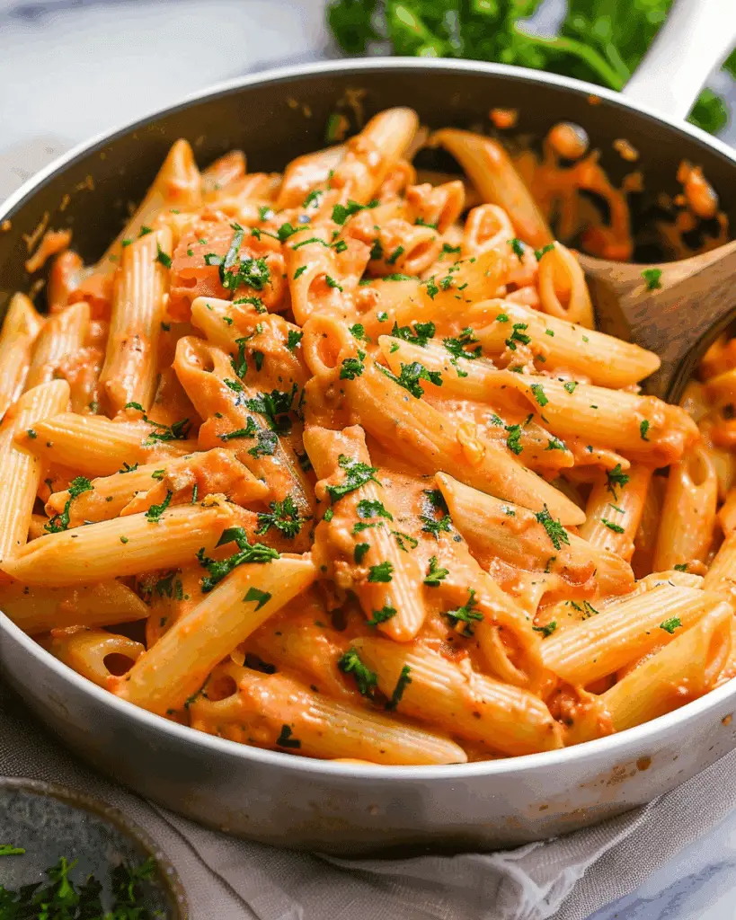 Italian Penne Rosa Pasta | TheFamilyCooking