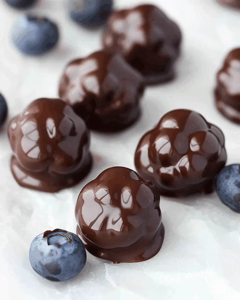 Chocolate Covered Blueberries | TheFamilyCooking