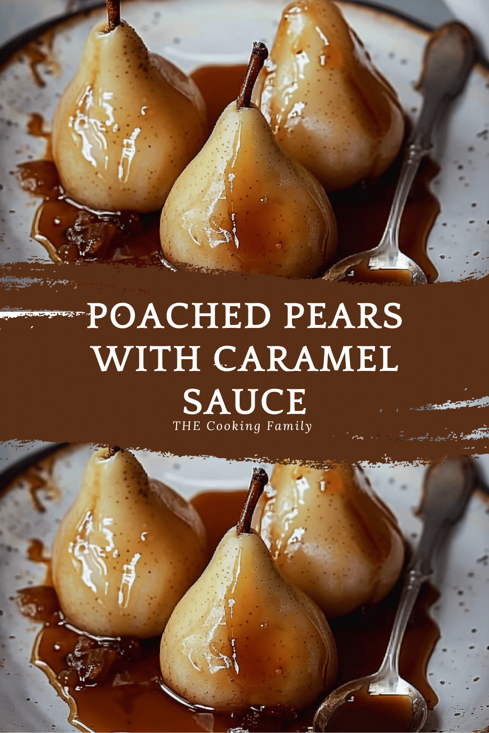 Poached Pears with Caramel Sauce | TheFamilyCooking