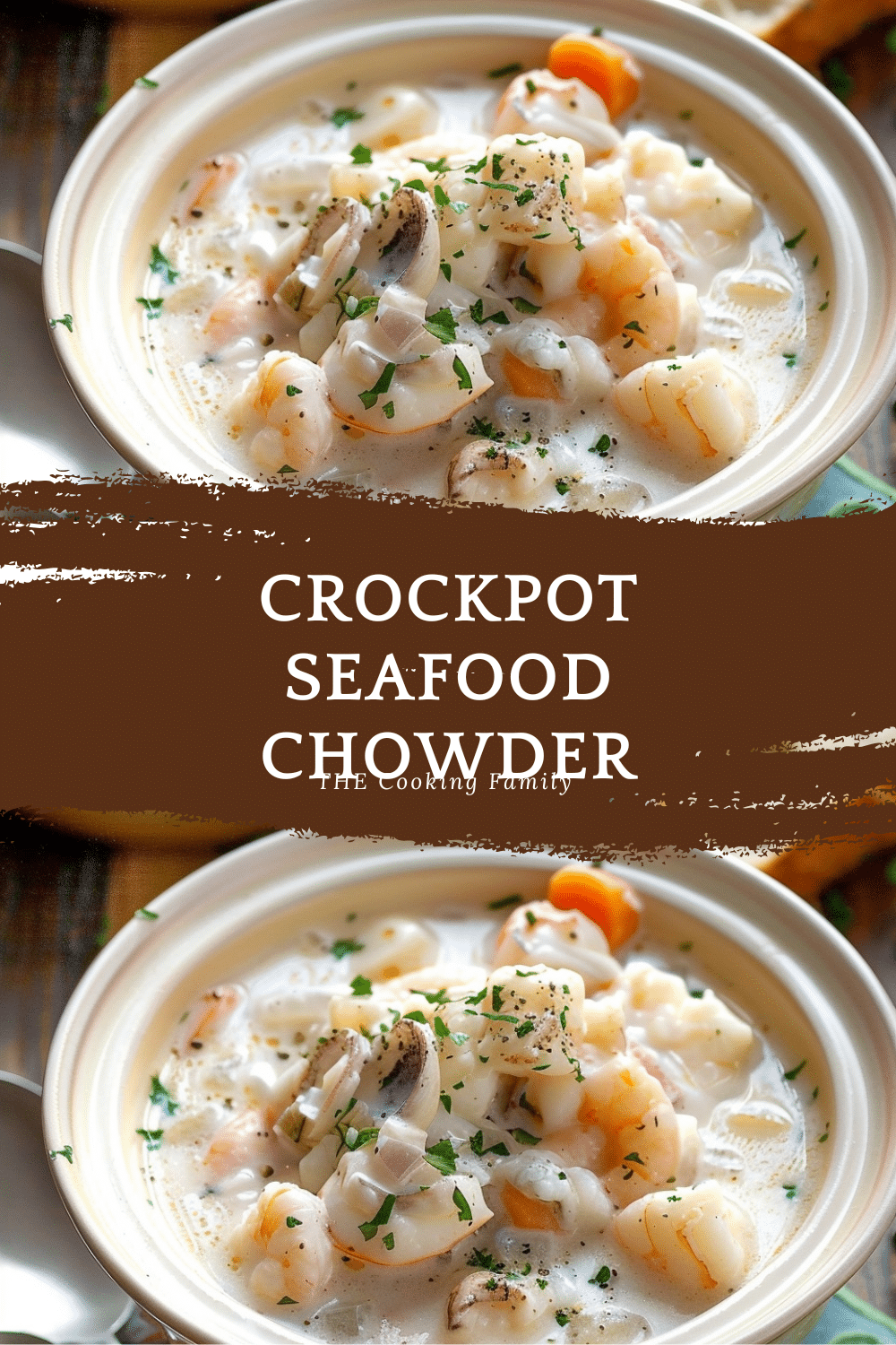 Crockpot Seafood Chowder | TheFamilyCooking