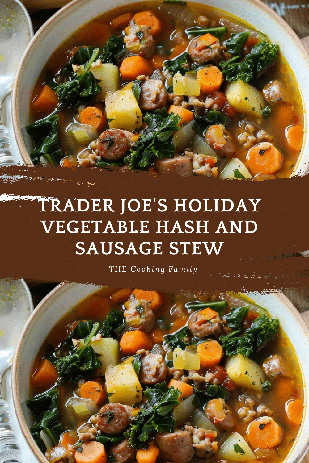 Trader Joe's Holiday Vegetable Hash and Sausage Stew | TheFamilyCooking