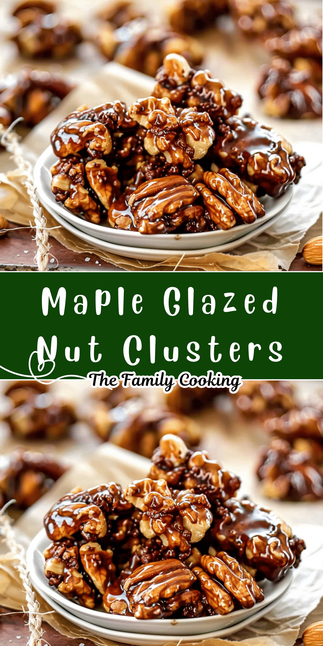 Maple Glazed Nut Clusters | TheFamilyCooking