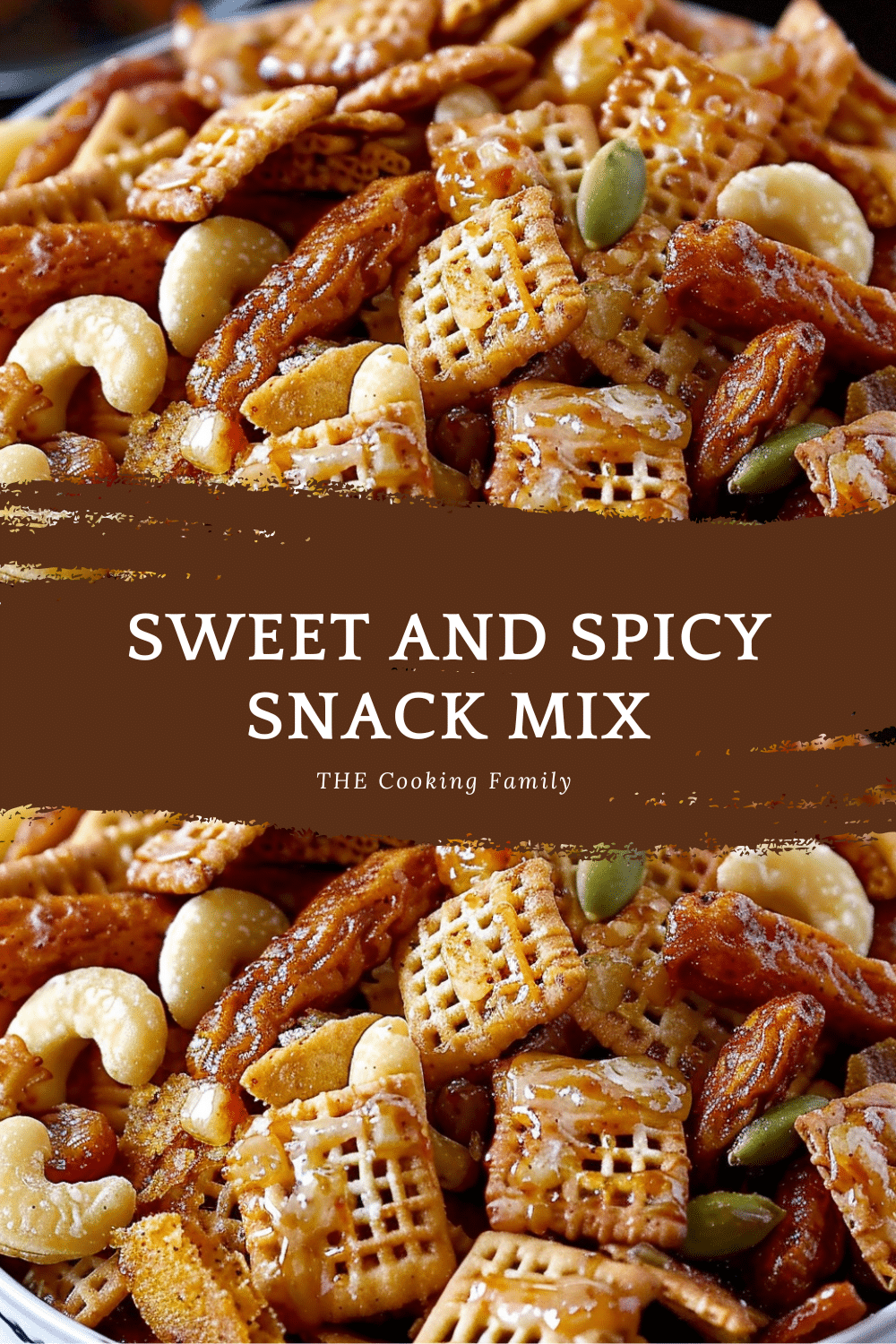 Sweet and Spicy Snack Mix | TheFamilyCooking
