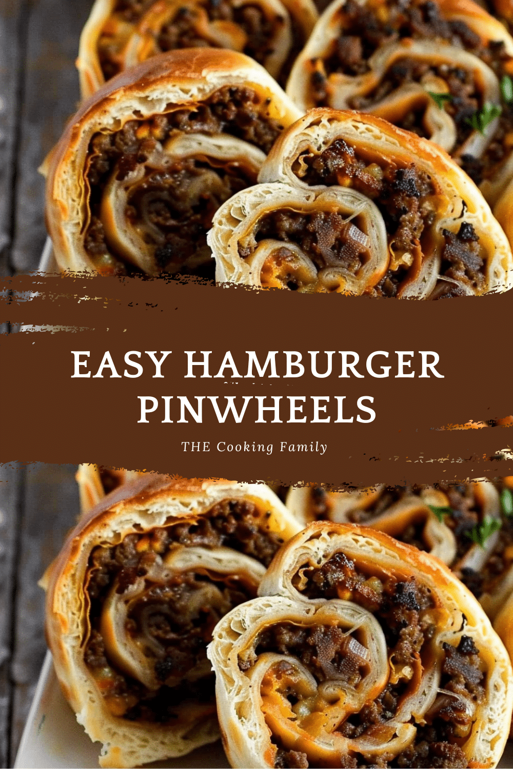 Easy Hamburger Pinwheels | TheFamilyCooking