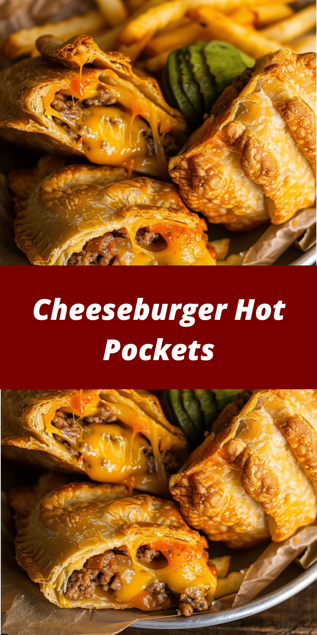 Cheeseburger Hot Pockets | TheFamilyCooking