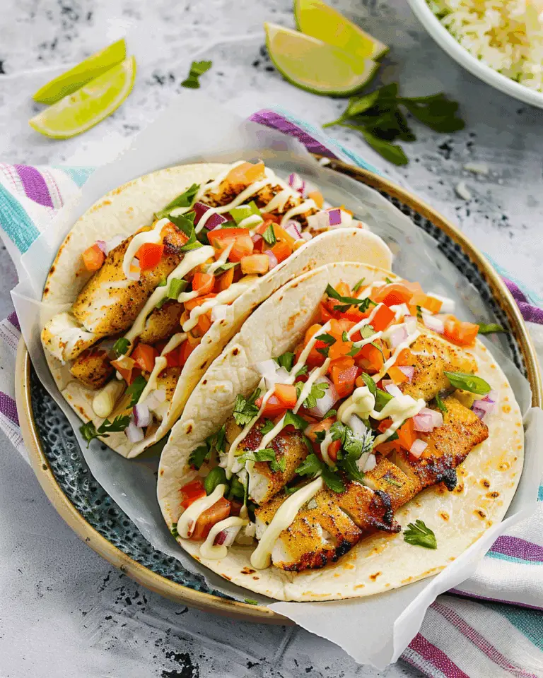 Baja Fish Tacos | TheFamilyCooking