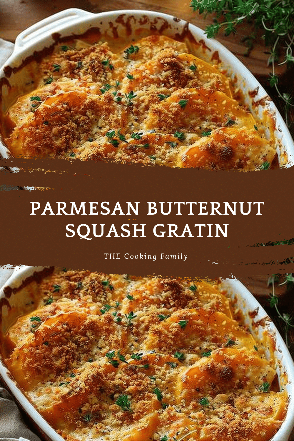 Parmesan Butternut Squash Gratin | TheFamilyCooking