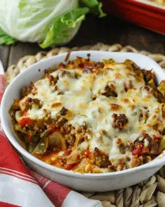 Stuffed Cabbage Casserole | TheFamilyCooking