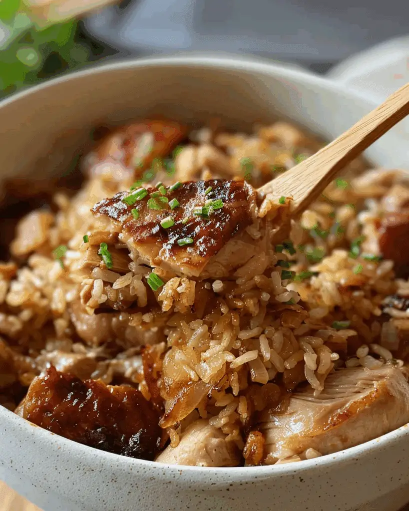 Chicken Adobo Rice Cooker | TheFamilyCooking