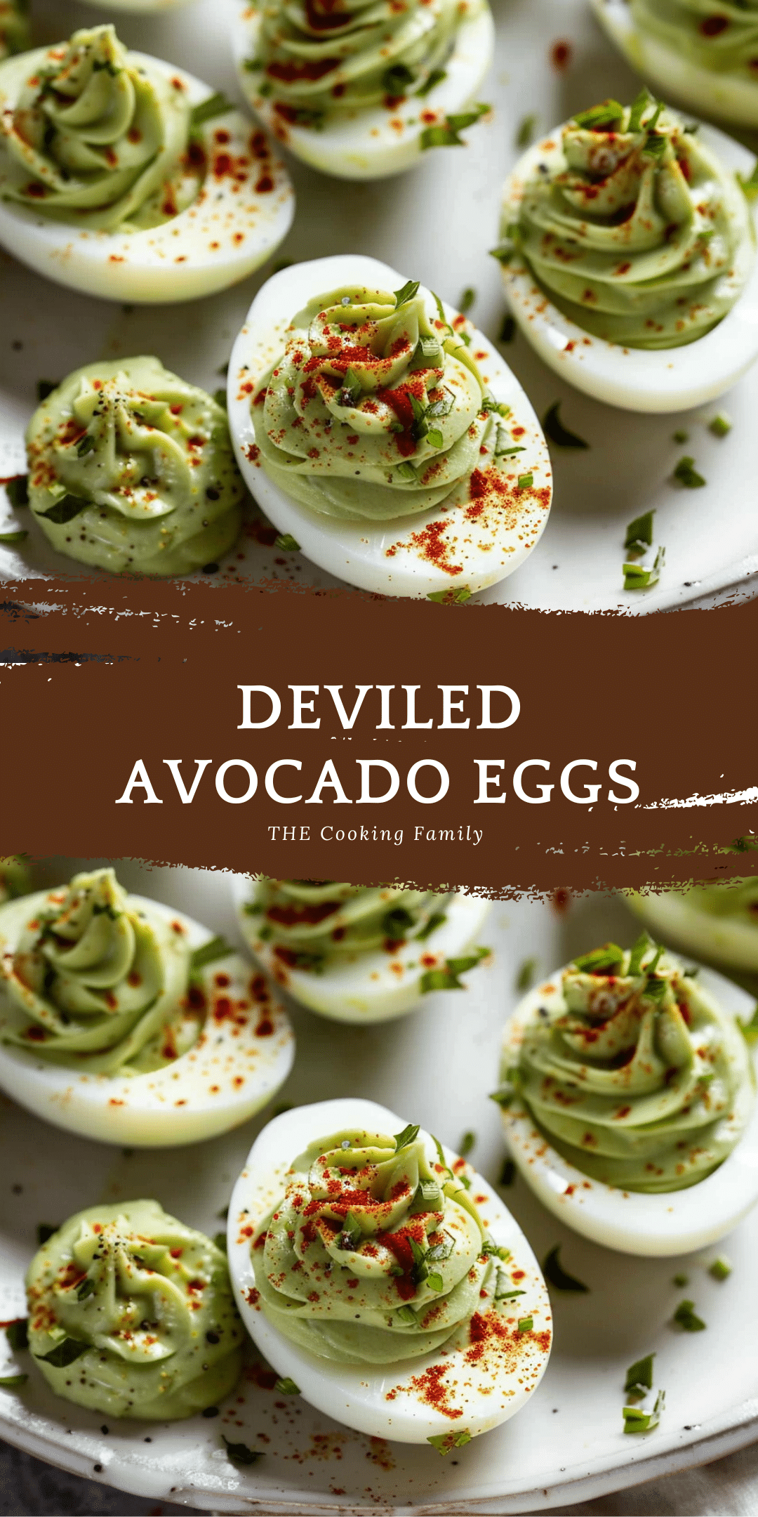 Deviled Avocado Eggs | TheFamilyCooking