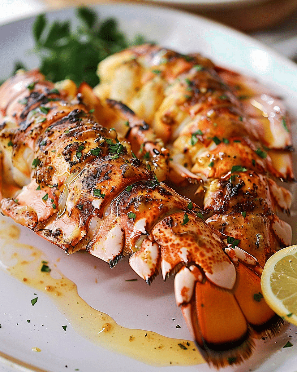 Grilled Lobster Tail | TheFamilyCooking