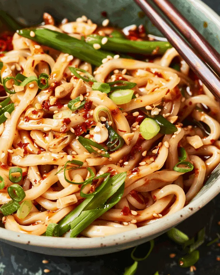 Spicy Udon Noodles | TheFamilyCooking