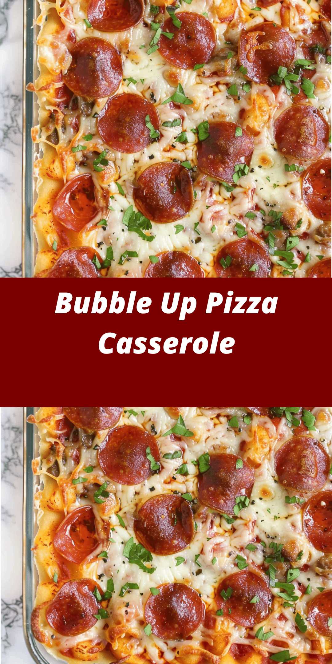 Bubble Up Pizza Casserole | TheFamilyCooking