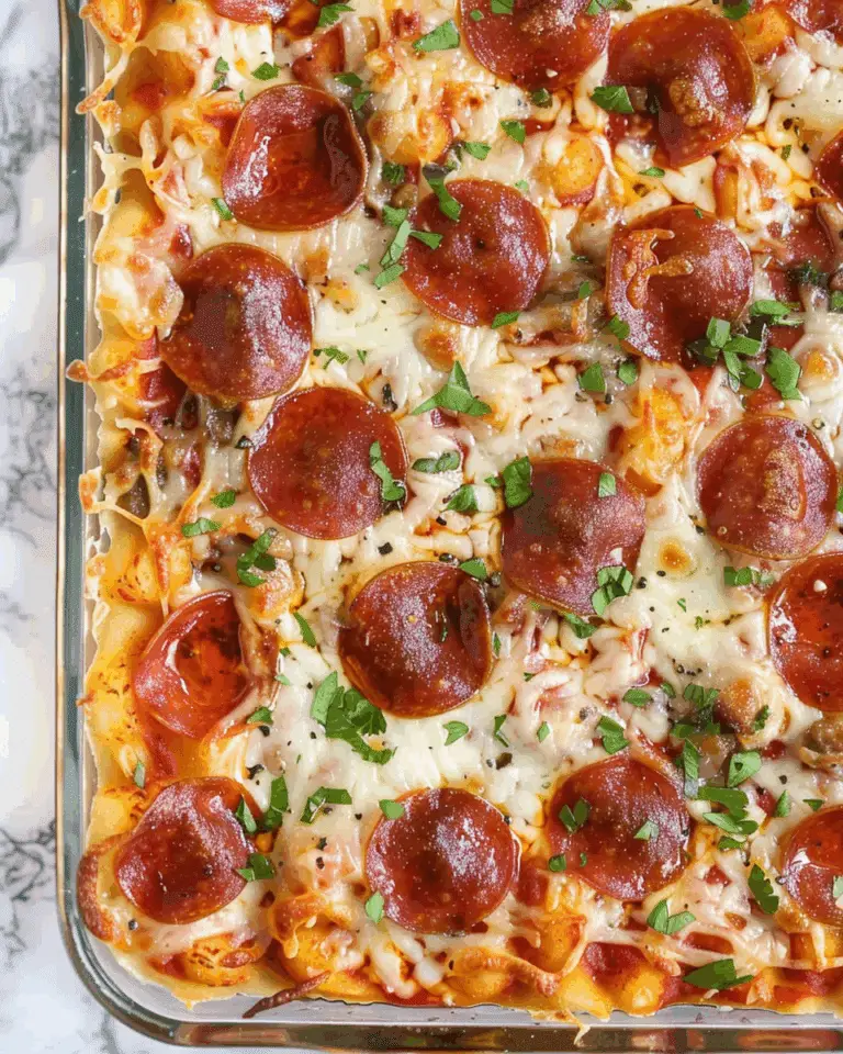Bubble Up Pizza Casserole | TheFamilyCooking