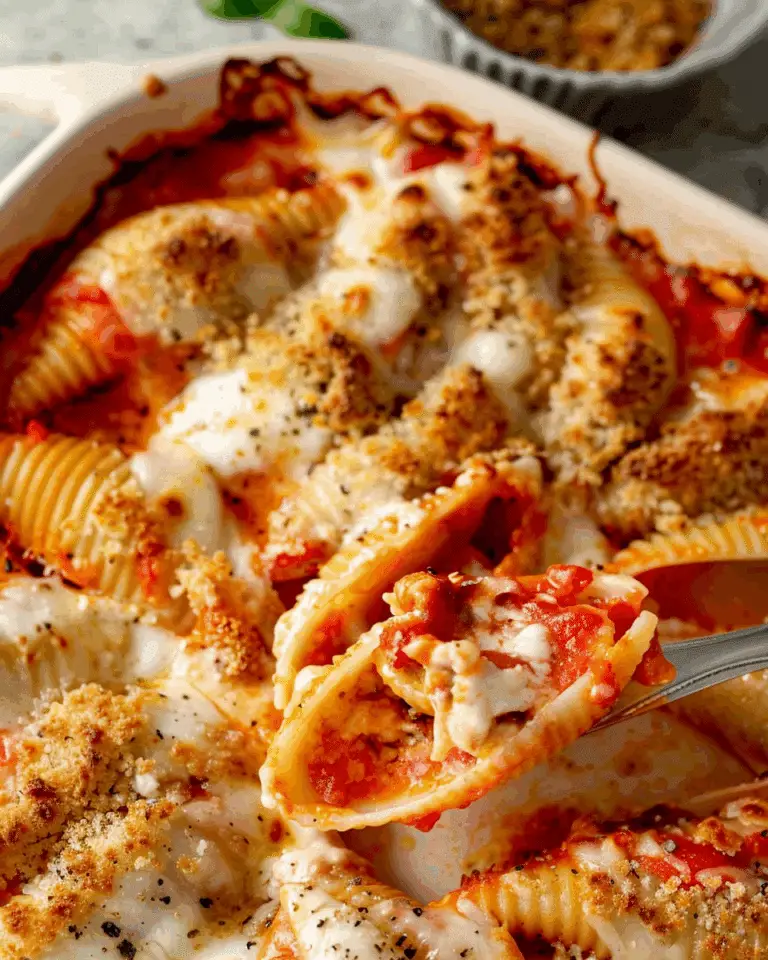 Giant Cheese Stuffed Shells | TheFamilyCooking