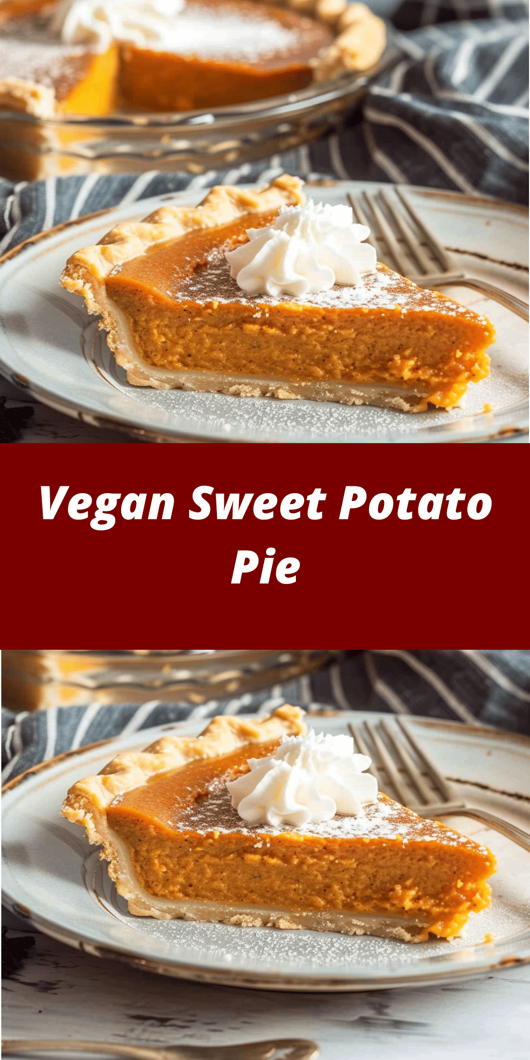 Vegan Sweet Potato Pie | TheFamilyCooking
