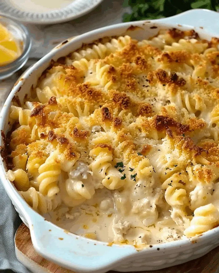 Creamy Tuna Pasta Bake | TheFamilyCooking