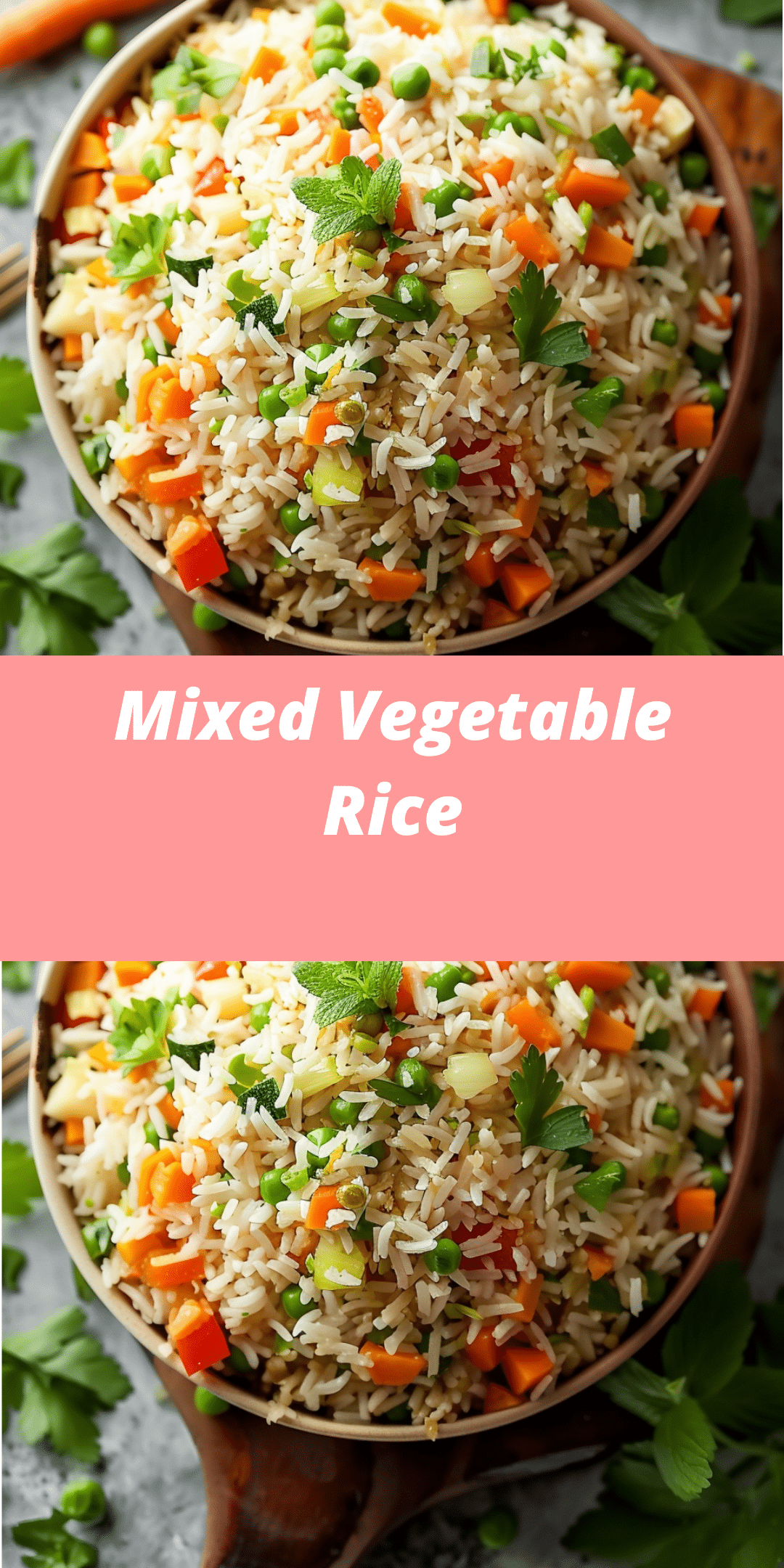 Mixed Vegetable Rice | TheFamilyCooking
