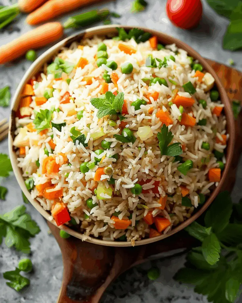 Mixed Vegetable Rice | TheFamilyCooking