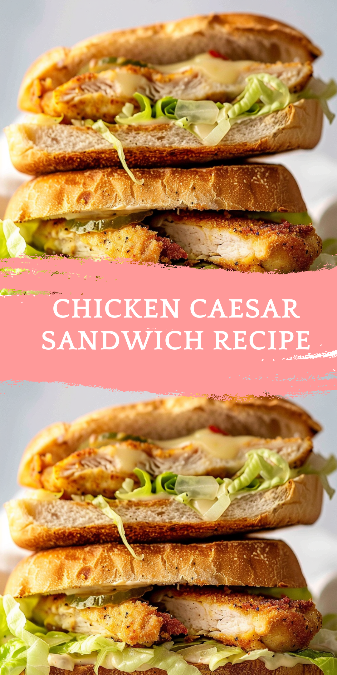 Chicken Caesar Sandwich Recipe | TheFamilyCooking