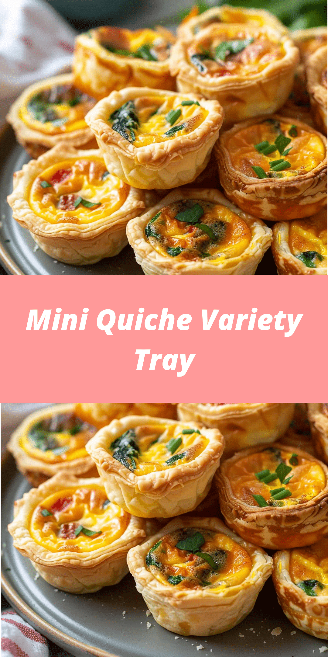 Mini Quiche Variety Tray | TheFamilyCooking
