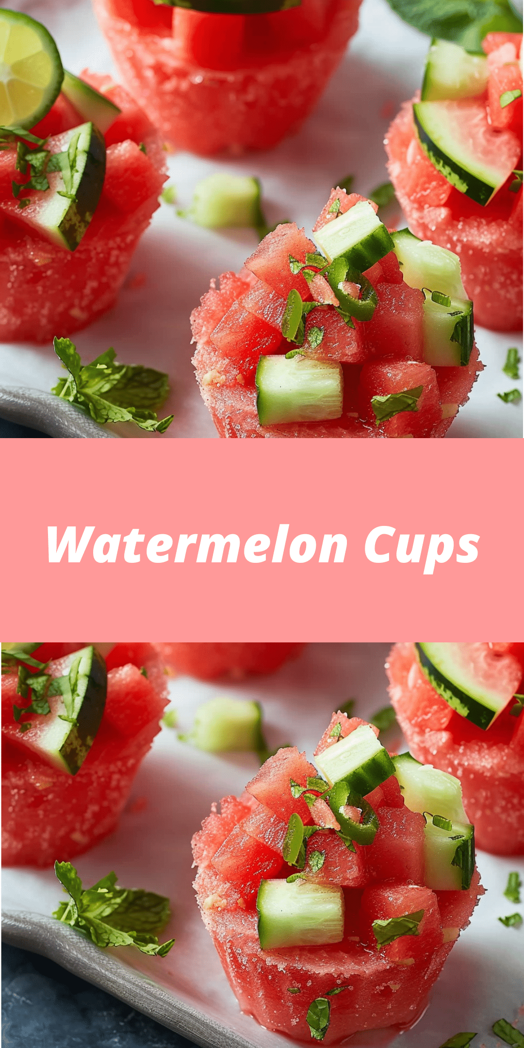 Watermelon Cups | TheFamilyCooking
