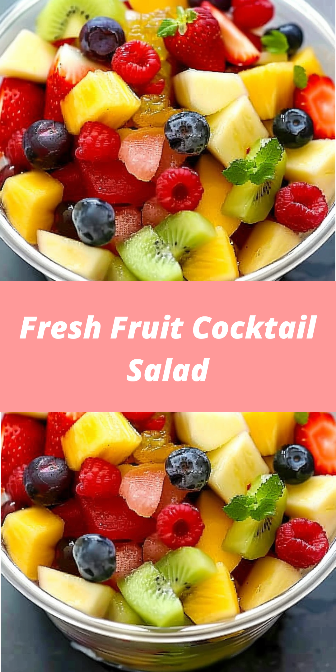 Fresh Fruit Cocktail Salad | TheFamilyCooking
