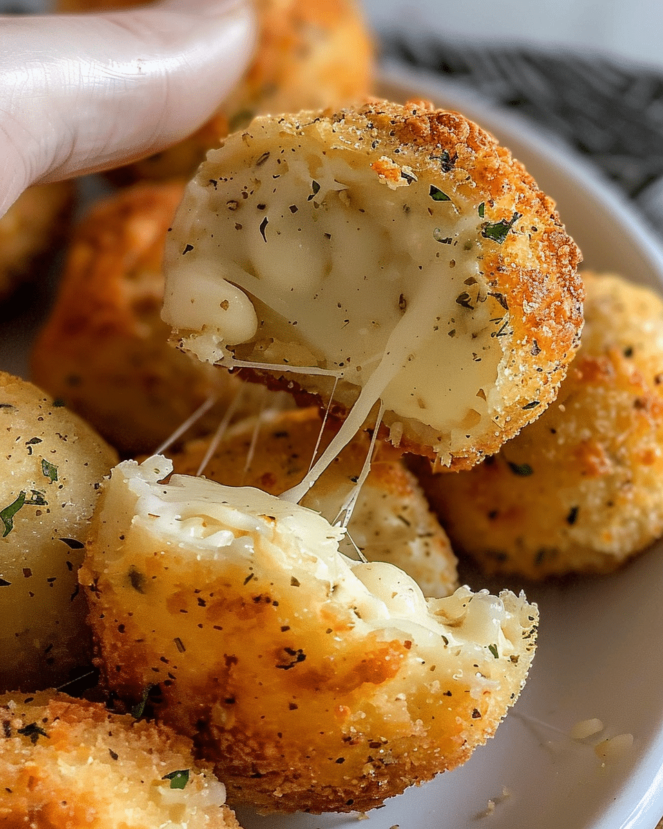 Garlic Cheese Balls | TheFamilyCooking