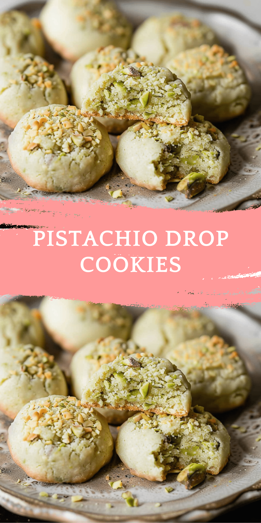 Pistachio Drop Cookies | TheFamilyCooking