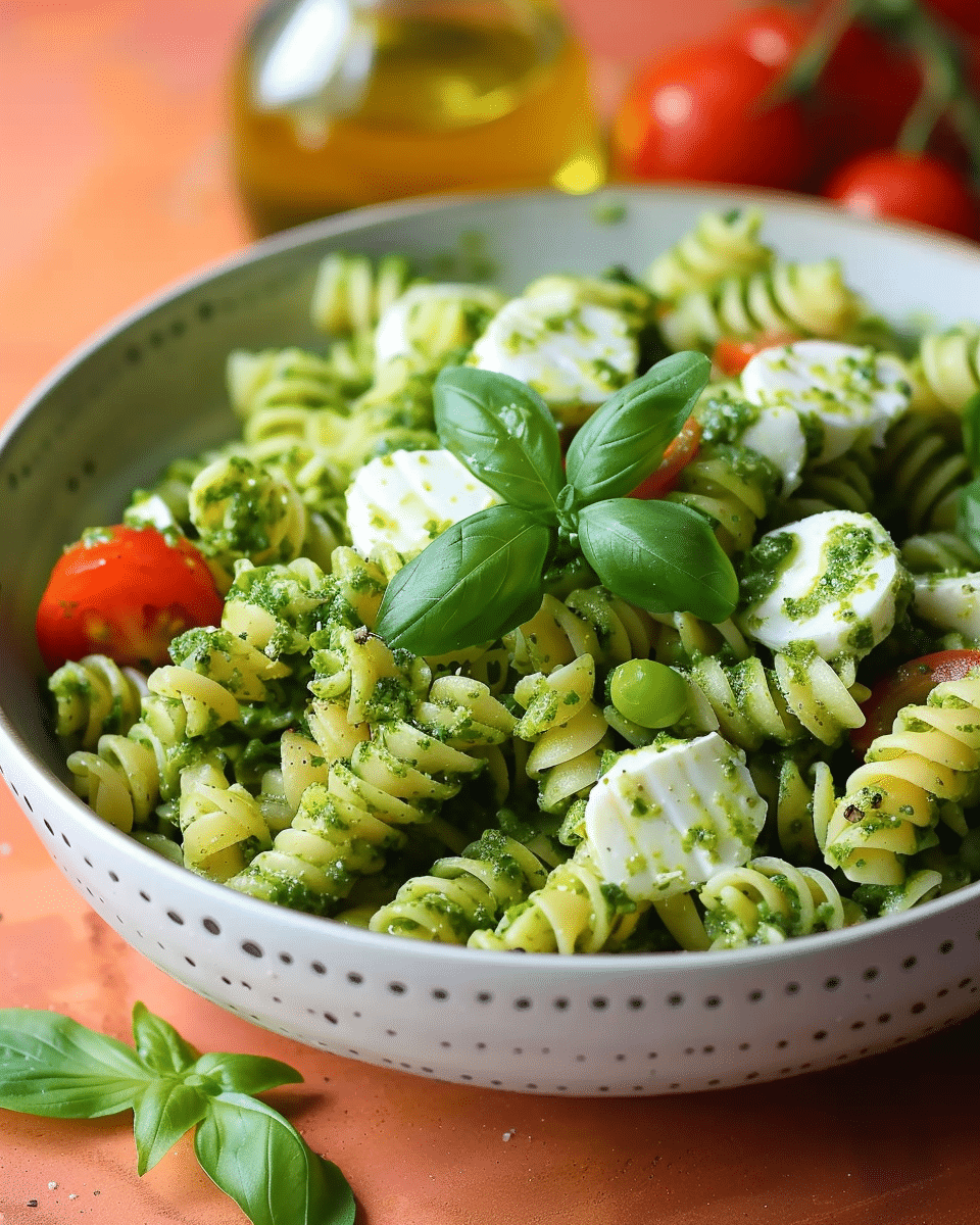 Pesto Pasta Salad | TheFamilyCooking