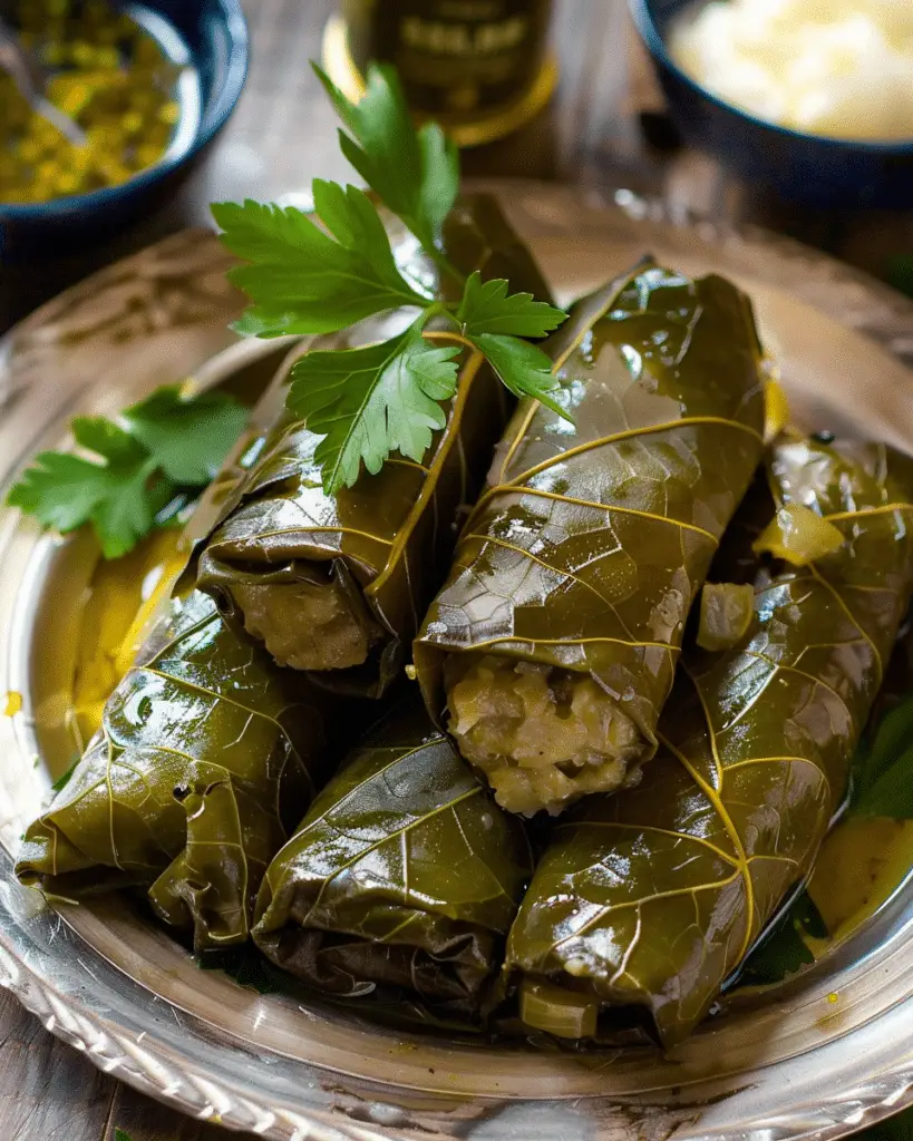 Stuffed Grape Leaves | TheFamilyCooking