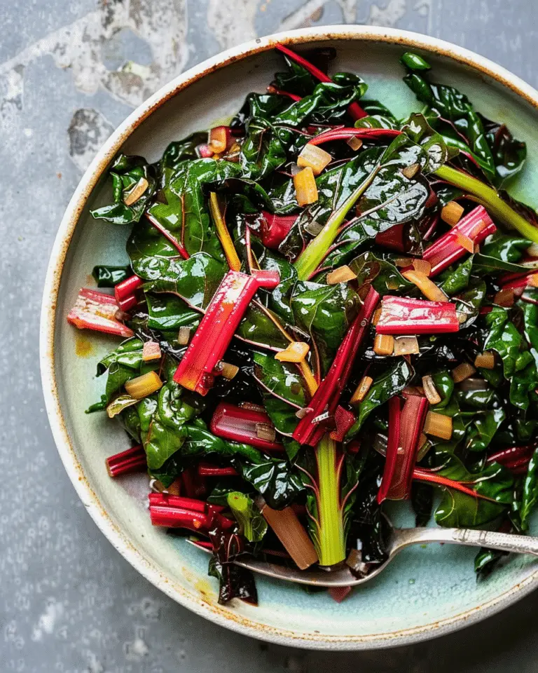Sautéed Rainbow Chard | TheFamilyCooking