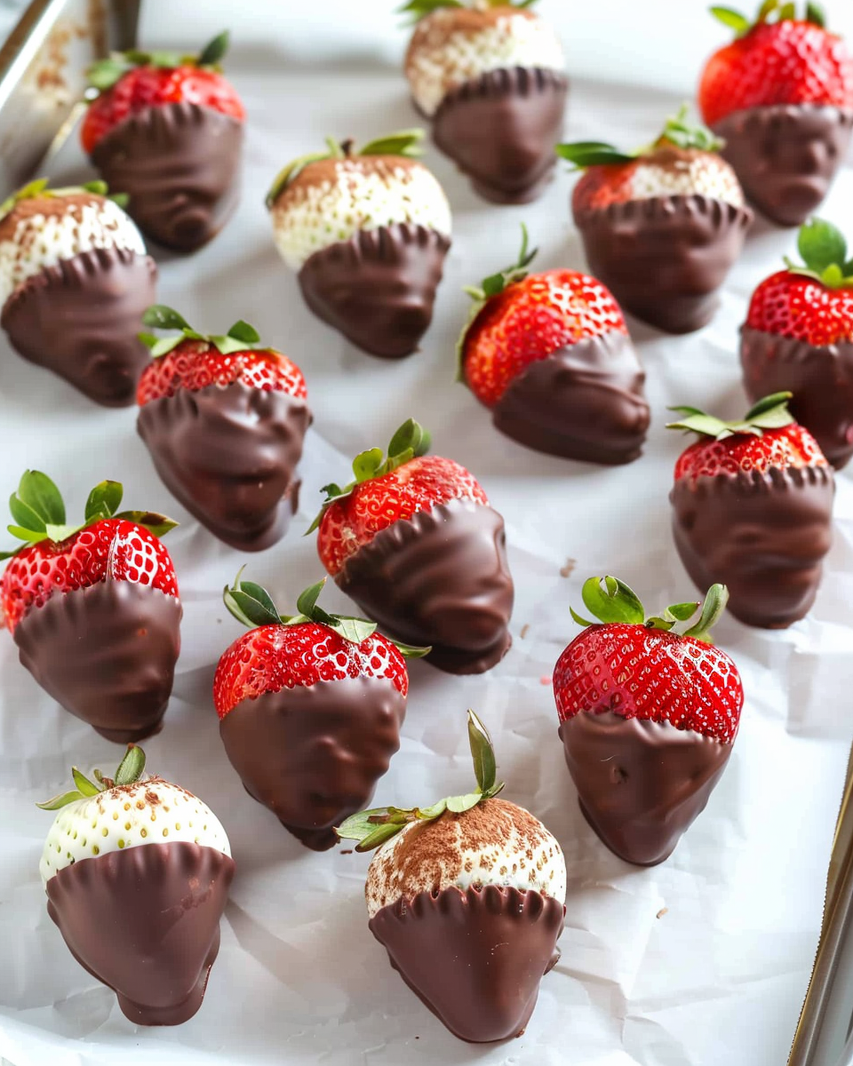 Chocolate-Covered Strawberries | TheFamilyCooking