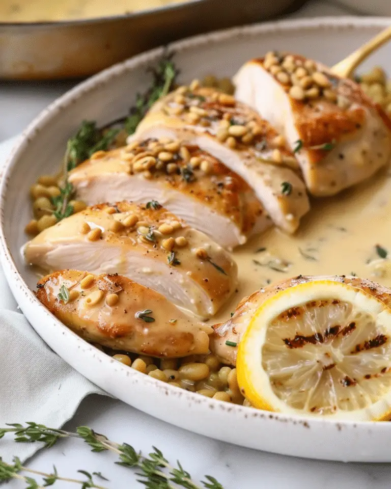 Creamy Lemon Chicken | TheFamilyCooking