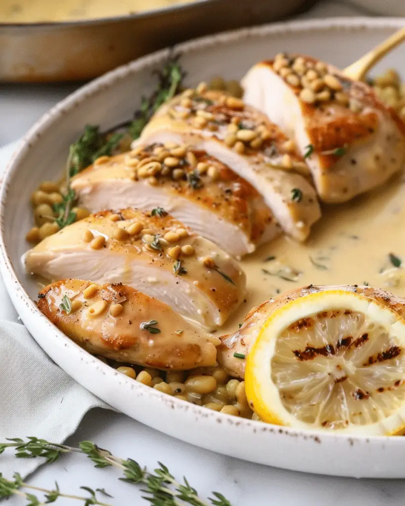 Creamy Lemon Chicken | TheFamilyCooking
