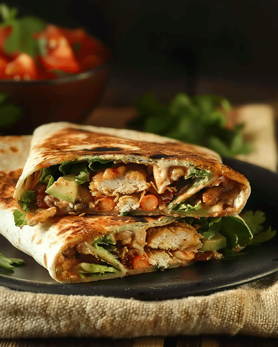 Chicken Crunch Wrap | TheFamilyCooking