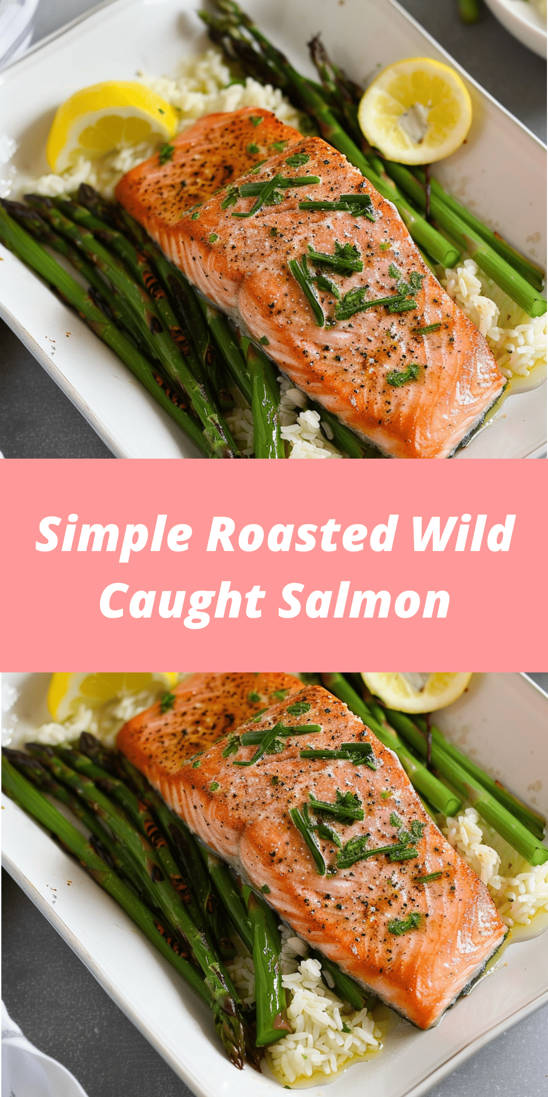 Simple Roasted Wild Caught Salmon | TheFamilyCooking