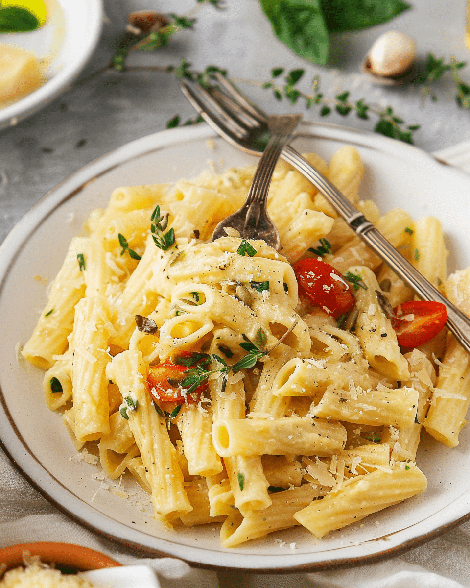Hummus Pasta | TheFamilyCooking