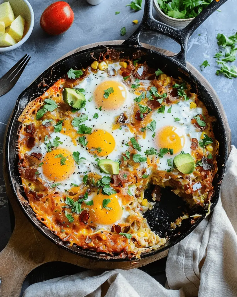 Breakfast Skillet Recipe | TheFamilyCooking