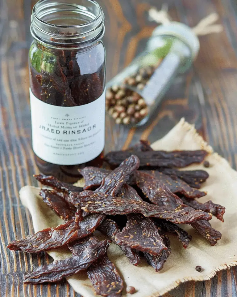 Vineyard Mash Beef Jerky | TheFamilyCooking