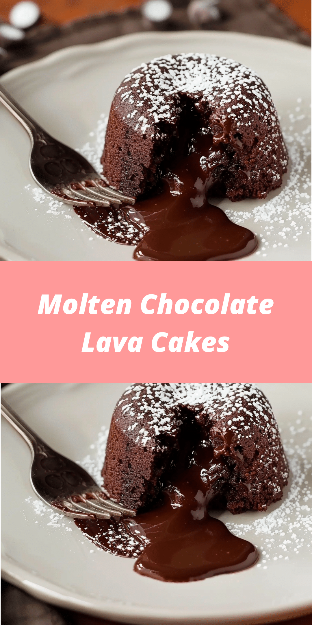 Molten Chocolate Lava Cakes | TheFamilyCooking
